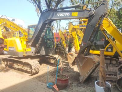 Cina Escavatore MIDI cingolato Volvo usato Ec80d in vendita, Escavatore cingolato piccolo usato Volvo Ec55 Ec60 Ec80 Buone condizioni Prezzo economico in magazzino in vendita