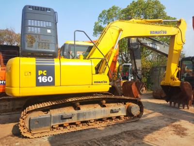 China Het gebruikte Graafwerktuig Made in Japan voor Verkoop, Tweedehands KOMATSU 16 Ton Hydraulic Crawler Digger PC160 PC200 PC210 PC220 PC230 PC240 van KOMATSU PC160 op Bevordering Te koop