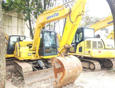 China Gebruikte Japanner 7 het Graafwerktuig PC55 PC56 P60 PC70 PC78 van Ton Komatsu MIDI in goede staat, Secondhand Hoog Efficiënt Spoor Digger Komatsu PC70 op Verkoop Te koop