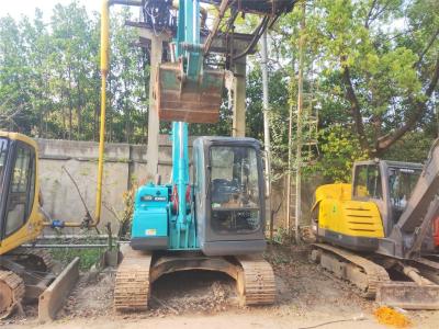 China Gebruikte Kobelco 7,5 Ton Crawler Excavator Sk 75, Tweedehands Hydraulisch Spoor Digger Kobelco Sk 75-8 Hoge Efficiënt Te koop