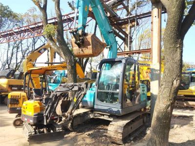 China Gebruikt het Kruippakjegraafwerktuig Sk 75, Tweedehands Japans Spoor Digger Kobelco Sk 75-8 van Kobelco MIDI op Verkoop Te koop