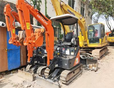 Cina Escavatore originale utilizzato Zx 17u, 1,7 vendita calda giapponese di seconda mano del cingolo di Hitachi di Ton Hydraulic Rubber Track Digger Hitachi Zx17u in vendita