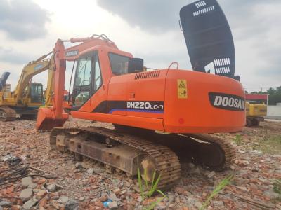 Cina Escavatore Dh 220LC-7, Digger Doosan di seconda mano 220 del cingolo di Uesd Doosan per la vendita in vendita