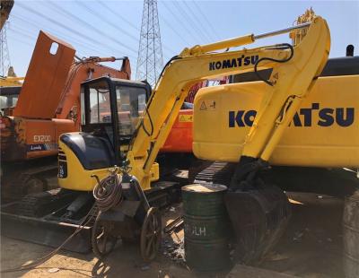中国 販売の壊れ目システム ライン低価格が付いている使用された小松の小型クローラー掘削機PC55 販売のため