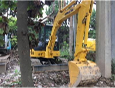 Cina Mini escavatore cingolato idraulico Komatsu da 5,5 tonnellate usato PC55 per lavori di costruzione in vendita