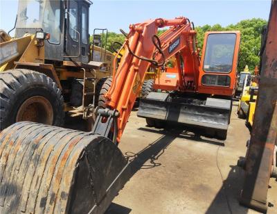 Cina Escavatore gommato coreano usato Doosan Dh140W-7, escavatore mobile di seconda mano Doosan da 14 tonnellate Dh140W-7 Dh150W vendita calda in vendita