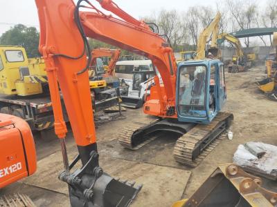 Cina Stato di bene usato Hitachi Ex120 di seconda mano 12 Ton Hydraulic Crawler Digger Hitachi Ex120 Zx120 su Promoition in vendita