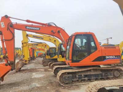中国 中古斗山クローラー掘削機 Dh150LC-7、中古起源韓国油圧トラックディガー斗山 Dh150LC-7 プロモーション中 販売のため