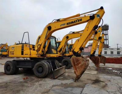 中国 販売、昇進の使用された15トンの油圧車輪の掘削機小松Pw150-6のKomtasuの移動式掘削機Pw150 販売のため
