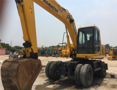 Cina 15 usati Ton Wheel Excavator Komatsu Pw 150, vendita calda di KOMATSU Digger Pw 150 mobili meravigliosi di prestazione in vendita