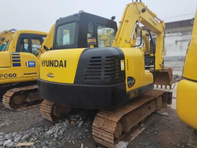 Cina Escavatore utilizzato R80, prezzo basso Mini Track Digger Hyundai idraulico R80 del cingolo di Hyundai MIDI di buona condizione con una garanzia da 1 anno in vendita