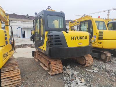 Cina Escavatore utilizzato R80, prezzo basso Mini Track Digger Hyundai idraulico R80 del cingolo di Hyundai MIDI di buona condizione con una garanzia da 1 anno in vendita