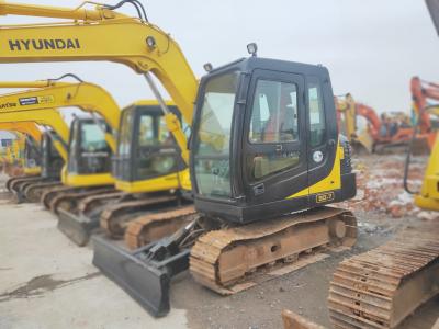 China Hoog Effeciency Gebruikt het Kruippakjegraafwerktuig van Hyundai R80, het Spoor Digger Hyundai R80 van 8 Tonmidi op Bevordering Te koop