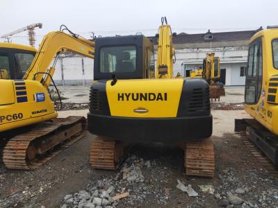 China Hoog Effeciency Gebruikt het Kruippakjegraafwerktuig van Hyundai R80, het Spoor Digger Hyundai R80 van 8 Tonmidi op Bevordering Te koop