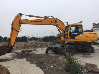 Cina Escavatore utilizzato Original Paint della ruota di Hyundai R200W da vendere, stato meraviglioso di seconda mano di Hyundai 20 Ton Hydraulic Mobile Excavator R200W in vendita
