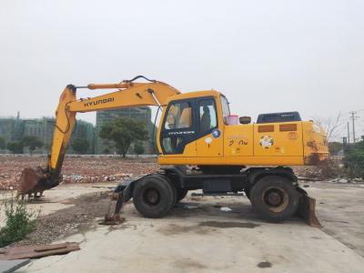China Gebruikt het Wielgraafwerktuig Original Paint van Hyundai R200W voor Verkoop, Tweedehands Hyundai 20 de Prachtige Voorwaarde van Ton Hydraulic Mobile Excavator R200W Te koop