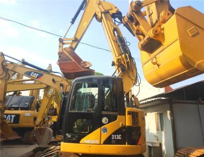 China 13 Ton Used Midi Excavators Caterpillar 313c usaram a máquina escavadora Equipment à venda