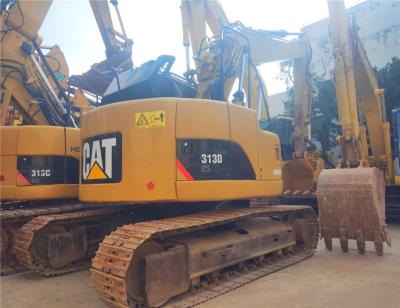 Cina Escavatore di seconda mano del gatto 313D del Giappone di origine di Ton Excavator del gatto 13 in vendita