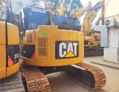 Cina Escavatore di seconda mano del gatto 313D del Giappone di origine di Ton Excavator del gatto 13 in vendita
