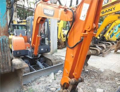 China Doosan minigraafmachine in goede staat Dh55 5,5 ton hydraulische rupsgraafmachine Te koop