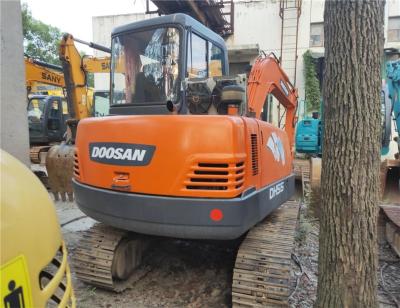 China Doosan minigraafmachine in goede staat Dh55 5,5 ton hydraulische rupsgraafmachine Te koop
