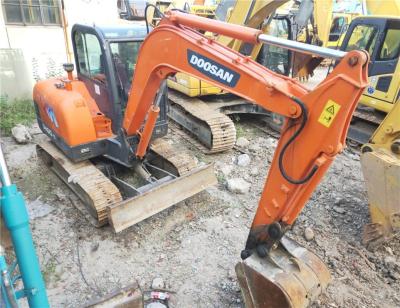 China 6 Ton Mini Gebruikte Graafmachine Machine Doosan Dh60 Hydraulische Spoorgraafmachine Dh55 Te koop