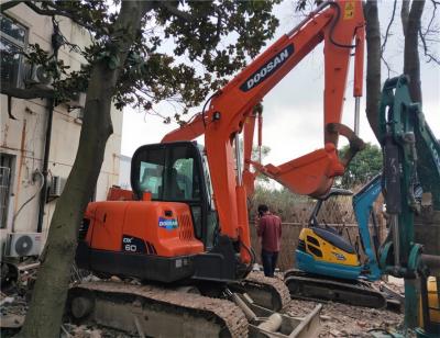China Doosan Dx60 usou a máquina escavadora Machine 6 Ton Mini Digger Dh 55 Dh60 Dx55 à venda