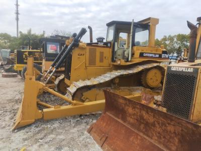 China Escavadeira Cat D7h fabricada no Japão para venda, trator de esteira Caterpillar usado D7h para construção de estradas à venda