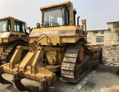 Cina Cat Bulldozer usata D6r con lo scarificatore sulla vendita, bulldozer di seconda mano del trattore a cingoli di Caterpillar D6r D7r in buone condizioni in vendita