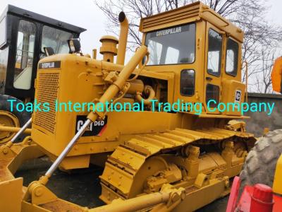 Cina Bulldozer Caterpillar D6d usato in perfette condizioni di lavoro con prezzo ragionevole. Bulldozer Cat D3c, D3g, D4c, D5K di seconda mano in vendita più un anno di garanzia. in vendita