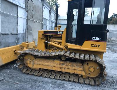 China Gebruikte Cat Bulldozer D3c met Piramide volgt de Tweedehandse Goede Prijs van de Kruippakjetractor D3c D4c Te koop