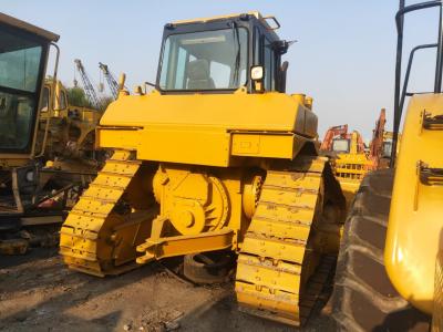Cina Manutenzione buona Cat Track Bulldozer D6r in azione, trattore a cingoli di seconda mano di Caterpillar D6r D7r D8r 3 anni di garanzia e pezzi di ricambio liberi sulla promozione in vendita
