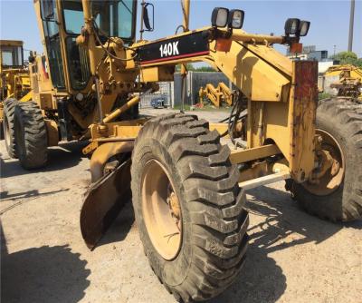 China Motoniveladora Cat 140K para construcción de carreteras de alta calidad Original usada, motoniveladora efectiva Caterpillar 140K gran oferta en venta