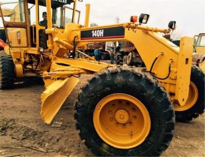 China Graduador perfecto usado 140h, graduador de segunda mano del motor de Caterpillar del funcionamiento del gato 140h de las buenas condiciones con los recambios libres en la promoción en venta