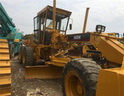 China Gebruikte Hoge Efficiënte Caterpillar-Motornivelleermachine 140h, de Tweedehandse Goede Nivelleermachine van de Voorwaardenkat 140h op Bevordering Te koop