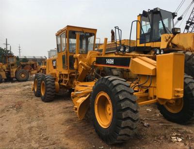 China Gebruikte Caterpillar-Motornivelleermachine 140h, de Tweedehandse Goede Nivelleermachine van de Voorwaardenkat 140h op Bevordering Te koop