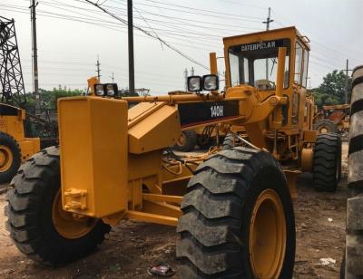 China Gebruikte Caterpillar-Motornivelleermachine 140h, de Tweedehandse Goede Nivelleermachine van de Voorwaardenkat 140h op Bevordering Te koop