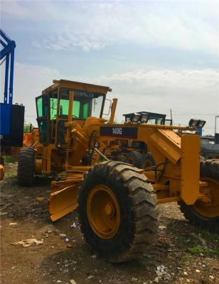 China Gebruikte Caterpillar-Motornivelleermachine 140g, de Tweedehandse Goede Nivelleermachine van de Voorwaardenkat 140g met Vrije Vervangstukken op Bevordering Te koop