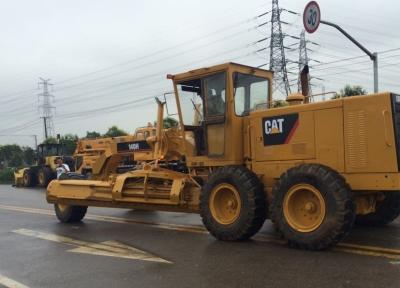 China O gato usado 140h do graduador do motor na condição de trabalho perfeita com preço surpreendente, usou Caterpillar todos os graduadores do motor de série disponíveis na venda mais a garantia de 1 ano à venda