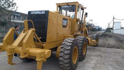 China O gato usado 140h do graduador do motor em condições excelentes com preço razoável, usou Caterpillar todos os graduadores do motor de série disponíveis na venda mais a garantia de 1 ano à venda