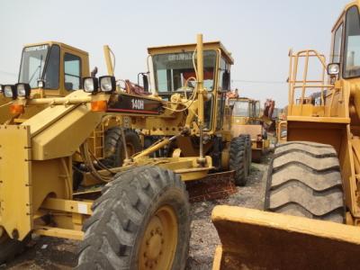 China O gato usado 140h do graduador do motor nas boas condições com preço razoável, usou Caterpillar todos os graduadores do motor de série disponíveis na venda mais a garantia de 1 ano à venda