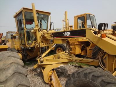 China O gato usado 140h do graduador do motor nas boas condições com preço razoável, usou Caterpillar todos os graduadores do motor de série disponíveis na venda mais a garantia de 1 ano à venda