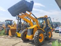 China Used Original Jcb 4cx with Telescopic Boom Secondhand Backhoe Loader with Extendable Arm for sale