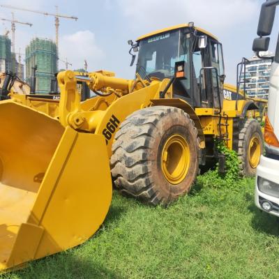 Cina Il gatto originale di seconda mano 966h della macchina di Front Loader 23t ha utilizzato il caricatore della ruota fatto in U.S.A. su vendita in vendita