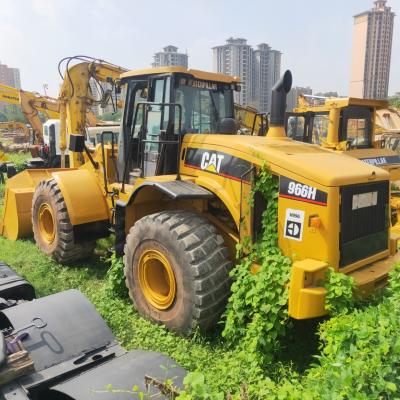 Cina Il gatto originale di seconda mano 966h della macchina di Front Loader 23t ha utilizzato il caricatore della ruota fatto in U.S.A. su vendita in vendita