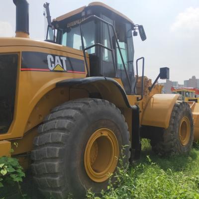 Cina Il gatto originale di seconda mano 966h della macchina di Front Loader 23t ha utilizzato il caricatore della ruota fatto in U.S.A. su vendita in vendita