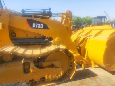 Cina Gatto usato 973D del caricatore del cingolo del Giappone sulla vendita, Caterpillar di seconda mano Front Loader 973D Payloader sulla promozione in vendita