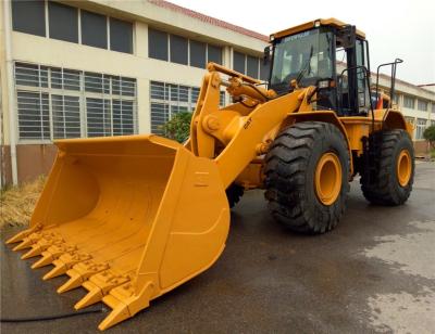 中国 使用された低い時間良質猫の車輪の積込み機966hの中古で23トンの昇進の重い前部分積込み機の幼虫966h 販売のため
