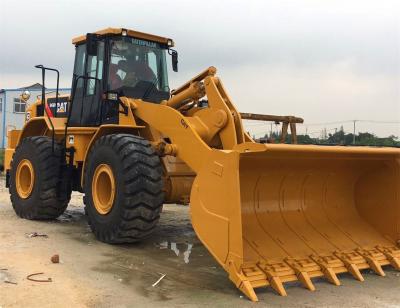 China Pá Carregadeira Popular Usada de Alta Qualidade Cat Wheel Loader 966h, Pá Carregadeira Frontal Pesada de 23 Ton Usada Caterpillar 966h Horas Baixas em Promoção à venda