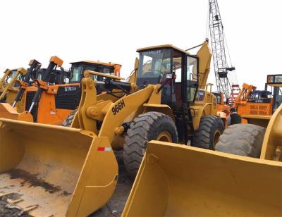 China Carregadeira popular usada de boa qualidade Cat Wheel Loader 966h, Carregadeira frontal pesada de segunda mão de 23 toneladas Caterpillar 966h Payloader em promoção à venda